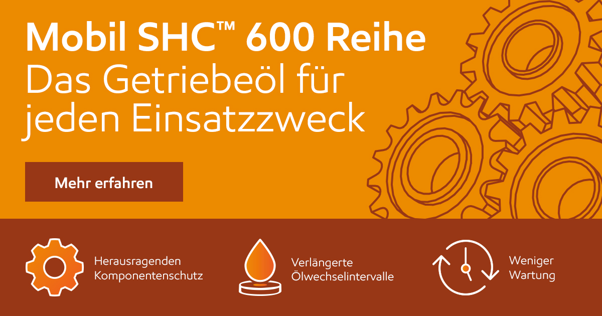 Mobil SHC™ 600 Reihe – synthetische Umlauf- und Getriebeöle | Mobil™
